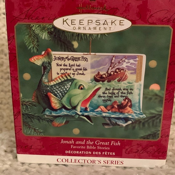 Hallmark | Holiday | Hallmark Keepsake Ornament Jonah And The Great ...